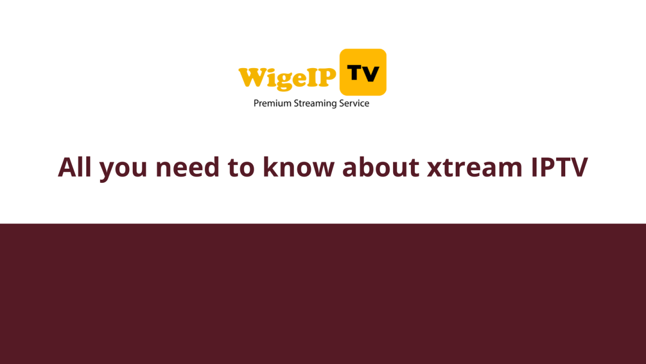 All you need to know about xtream IPTV | Wige IPTV